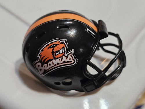 OREGON STATE BEAVERS SINGLE LOGO #2091 POCKET PRO FOOTBALL HELMET ...
