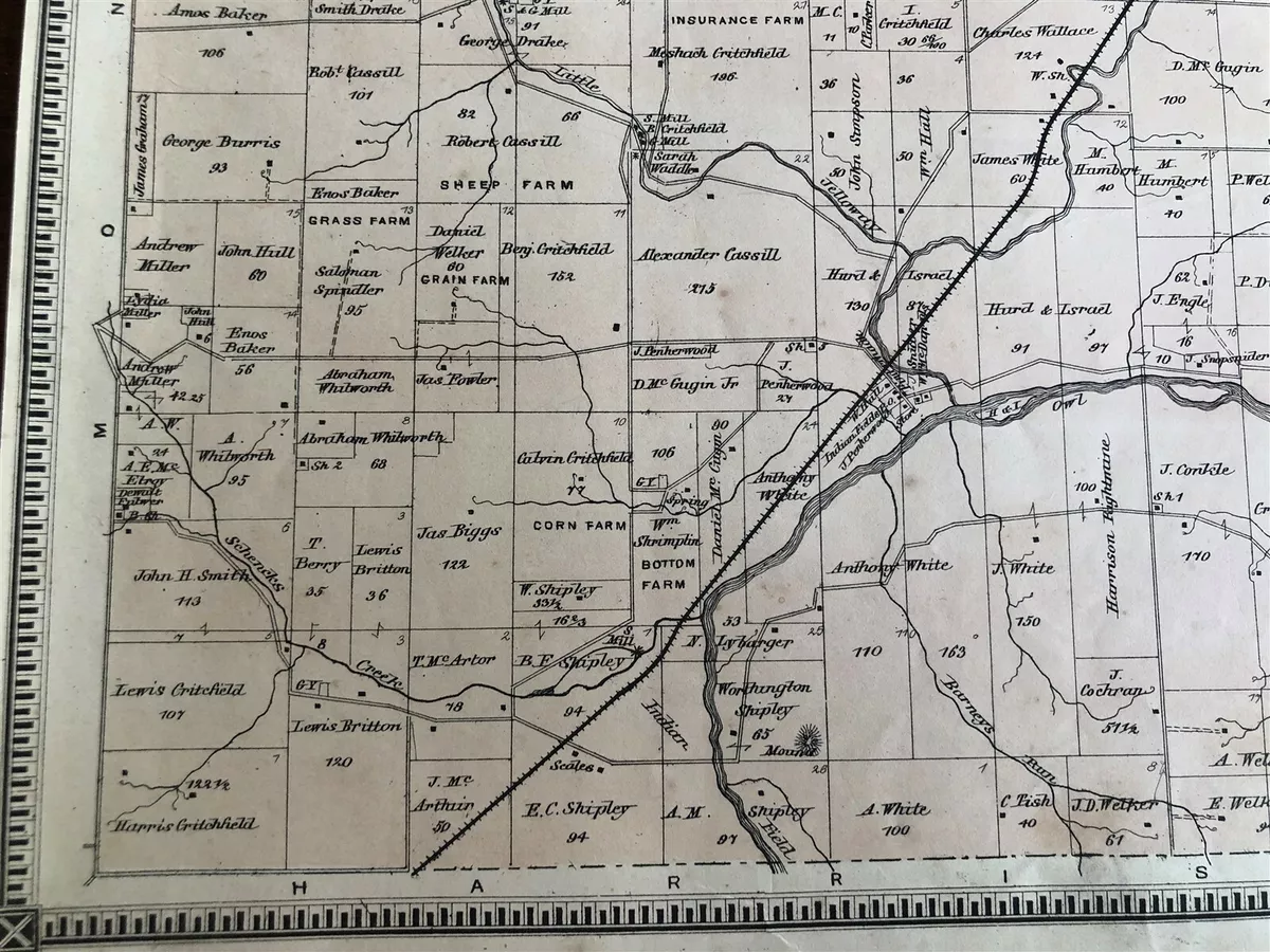 Warren County Ohio Township Map