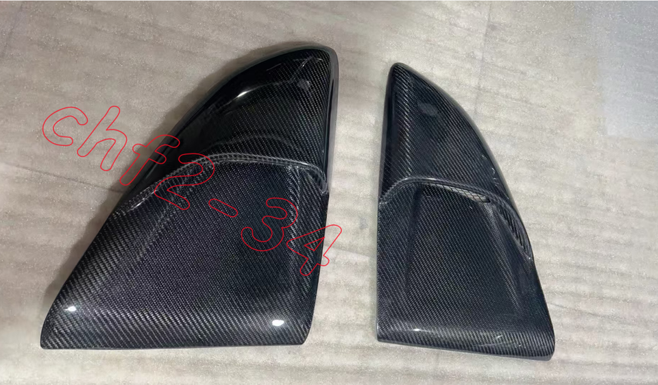 For Porsche 981 718 Cayman Real Carbon GT4 RS style Rear Window Louver ...