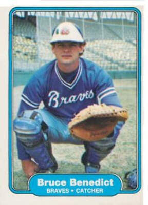 #429 Bruce Benedict - Atlanta Braves - 1982 Fleer Baseball | eBay