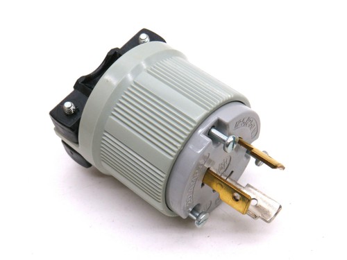 Arrow Hart-Lock 6242 Twist Locking Plug 20A 125/250V 3-Pole 3-Wire NEMA ...