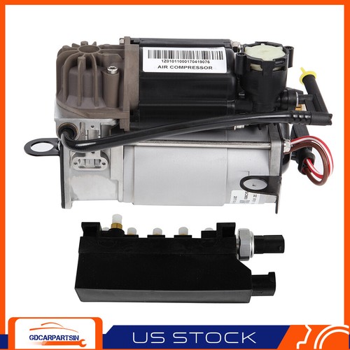 For Mercedes W220 E500 S430 S500 Air Suspension Compressor Pump + Valve ...