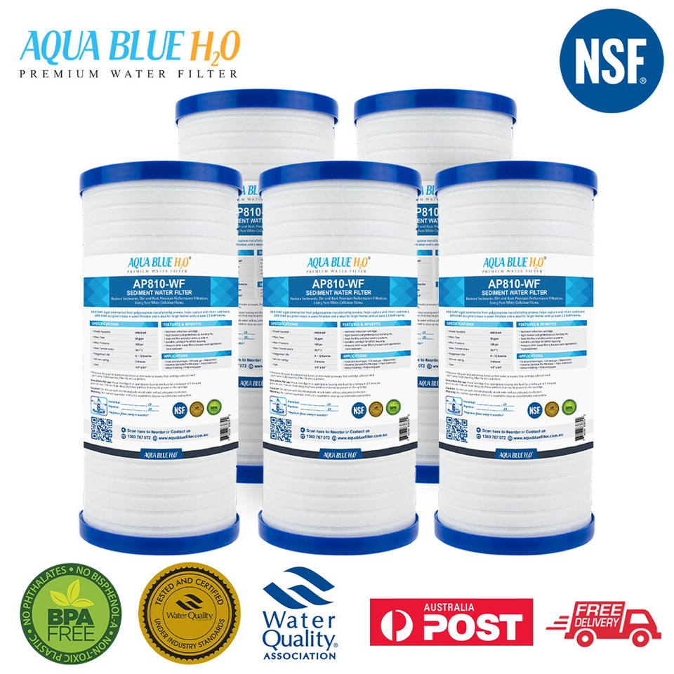 AQUA BLUE H2O AP810-WF 5 Micron Fits To AP801 or AP80 | eBay Australia