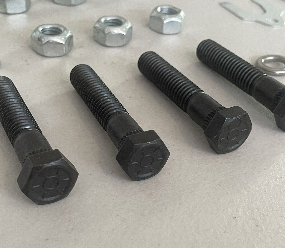 OE Bolts Control arm Bolt Kit Upper & Lower + Shaft Bolts & Shims 48 ...