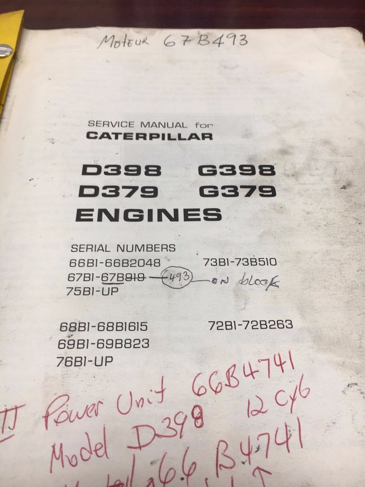 Caterpillar D398 / G398 / D379 / G379 Engines , Service Manual | eBay