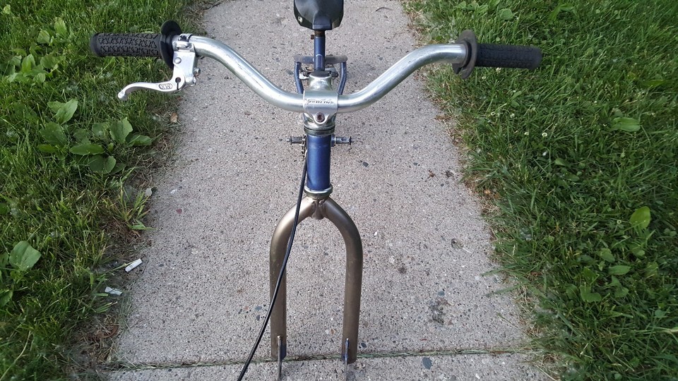 OLD SCHOOL BMX 1989 MCS MANTIS MINI TITANIUM PHASE II TITAN FORK ...