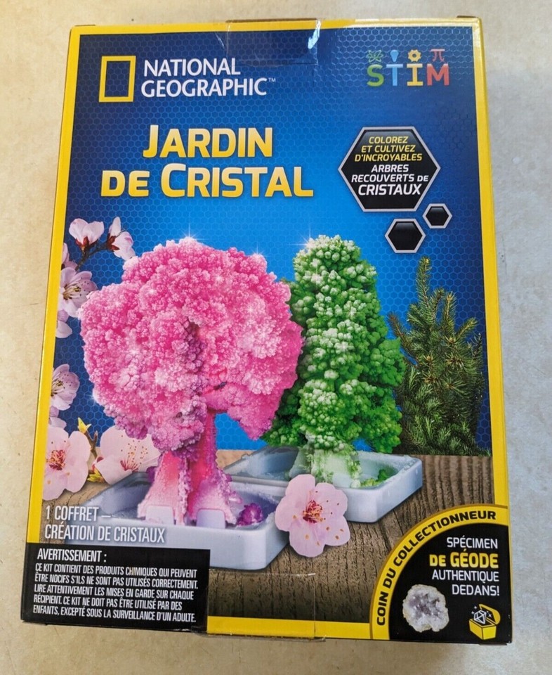 NEW - National Geographic - STEM - Crystal Garden Crystal Growing Kit ...