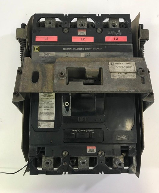 Square D Mal MAL365001021 500 Amp Shunt Trip Breaker for sale online | eBay