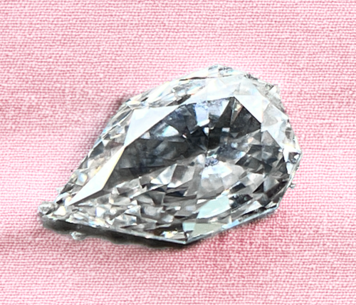 GIA Certified Modified Pear Brilliant .42 CT SI1 F Loose Mined Natural ...