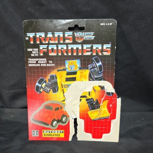 Transformers G1 Bumblebee Card Back With Tech Spec Original 1984 | eBay