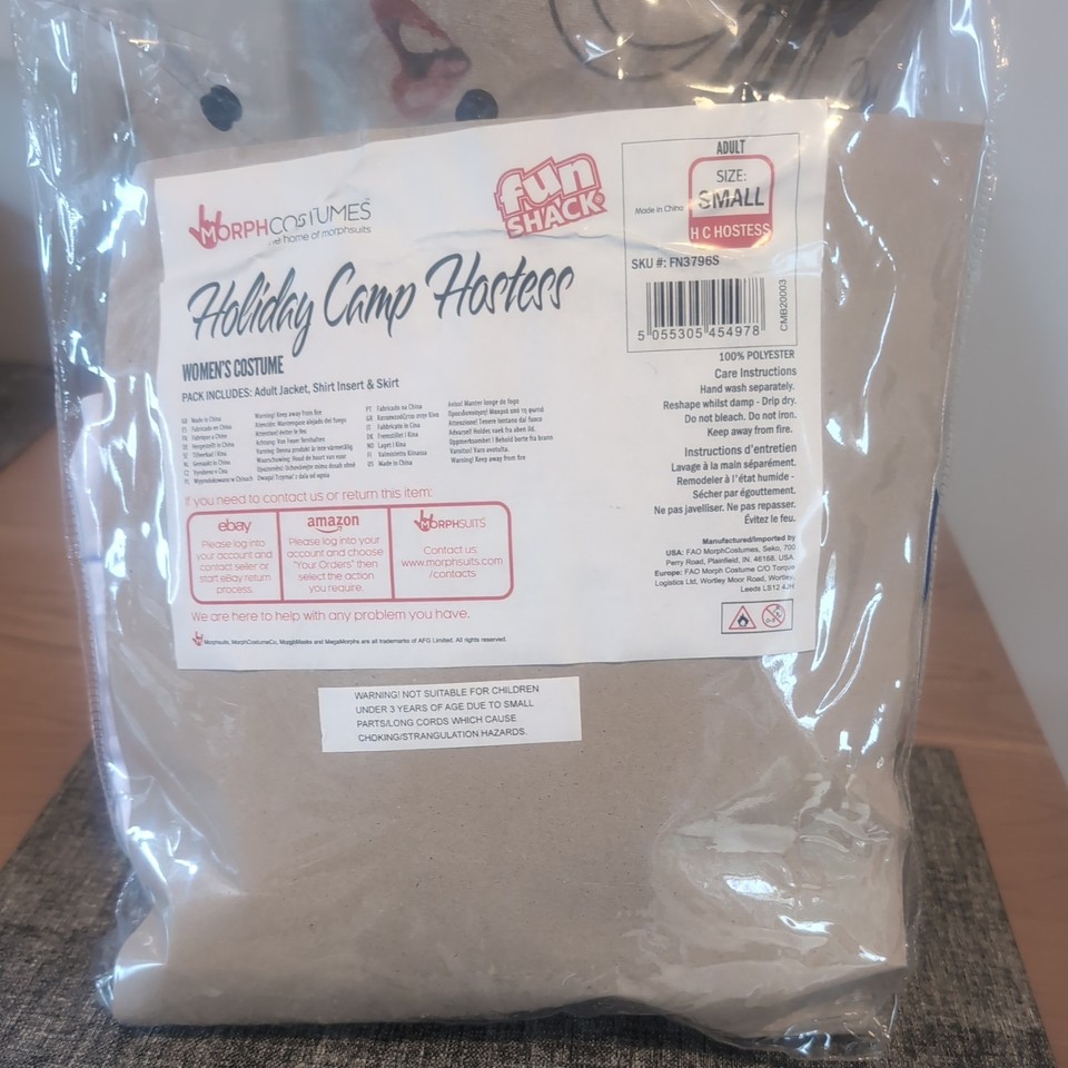 HI DI HI YELLOW COAT SKIRT FANCY DRESS 80s PARTY BUTLINS HOLIDAY SMALL ...