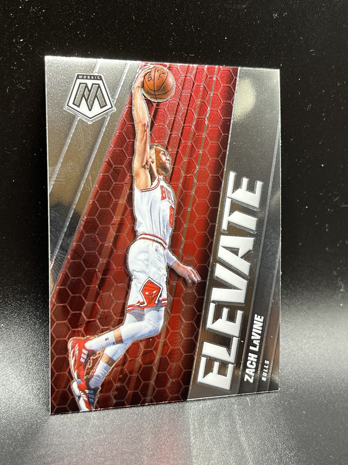 2021 Panini Mosaic #1 Zach LaVine BULLS ELEVATE Insert Basketball card ...