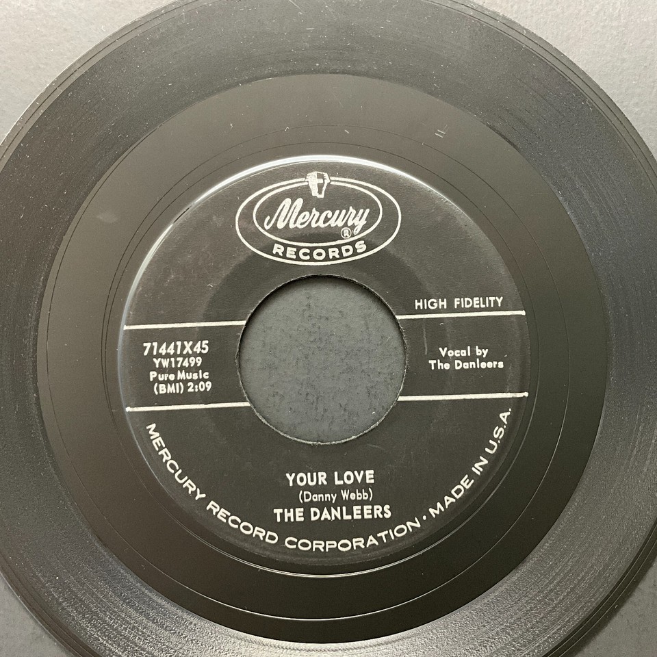The Danleers, I Can't Sleep / Your Love, 7" 45rpm, Vinyl VG | eBay