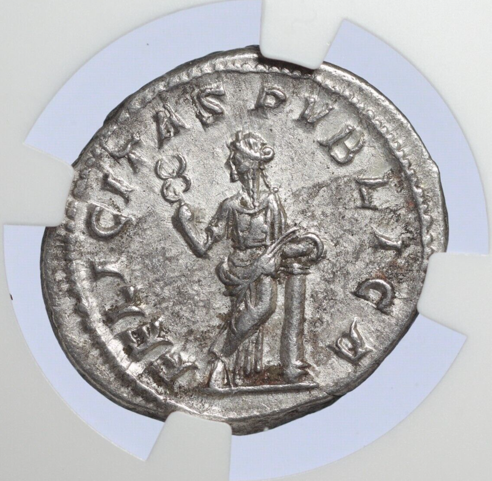 Julia Mamaea AR Denarius Roman Silver Empress/Felicitas Coin 222-235 AD ...
