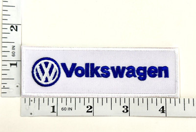 Embroidered Patch - German Autos - Iron-on - Blue/White - Nice - VW | eBay