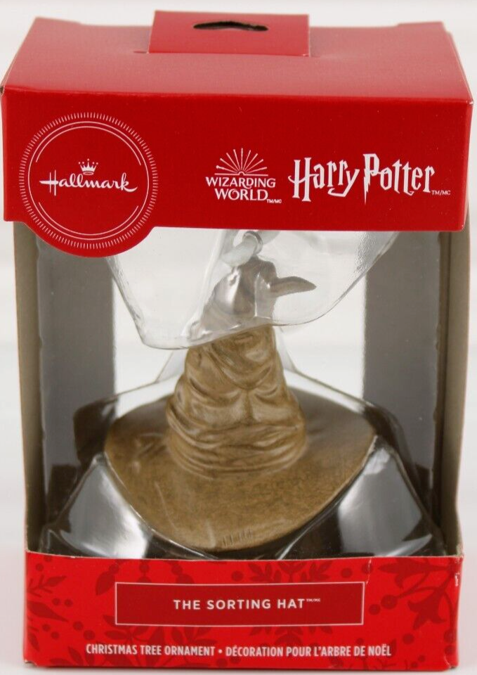 HALLMARK HARRY POTTER SORTING HAT CHRISTMAS ORNAMENT 2019 HOGWARTS ...