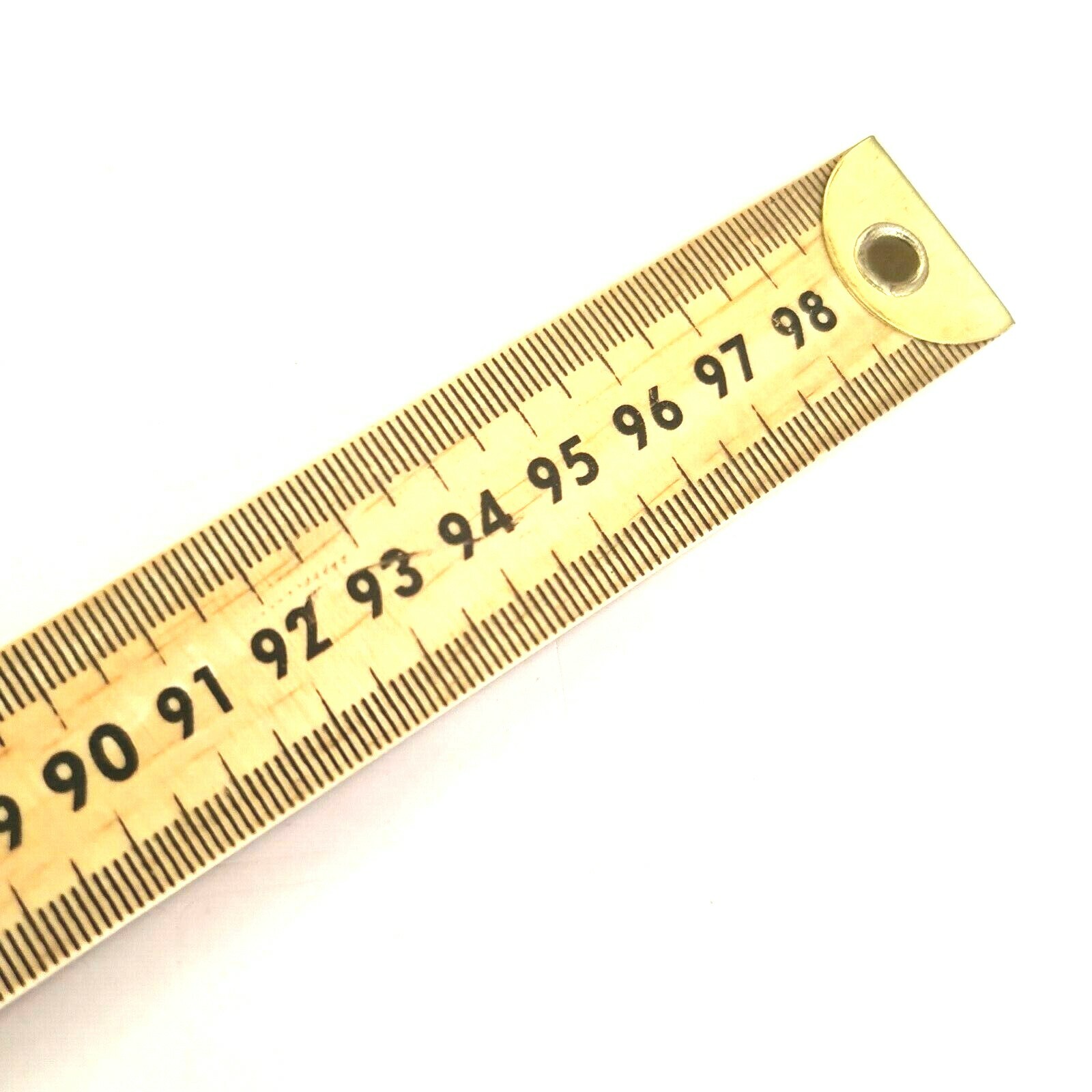 1 Meter Ruler 40" Yard Stick Measure Metal Wooden School Carpenter Rule ...