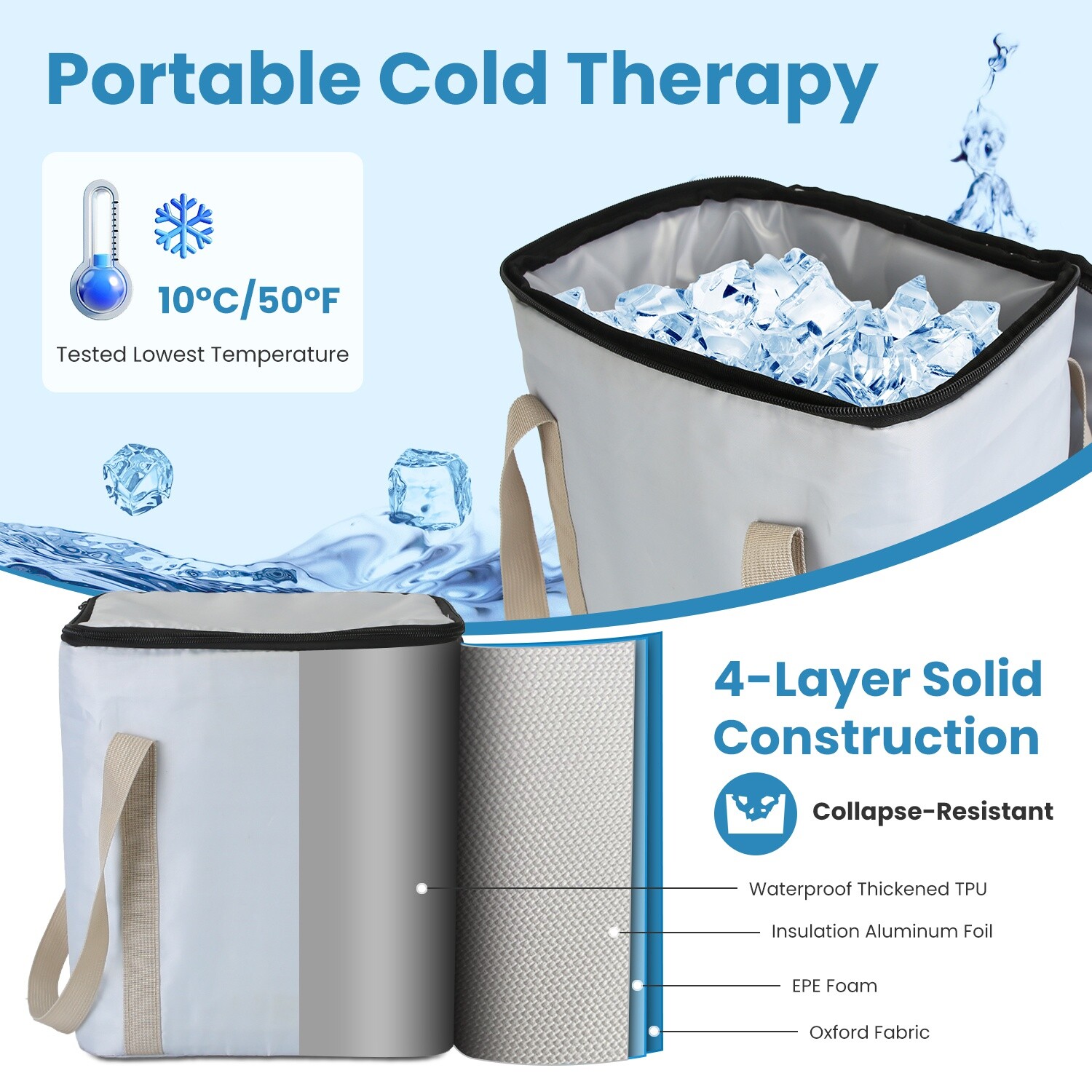 Cold Therapy Machine, Ice Therapy Machine System for Knee with Digital ...