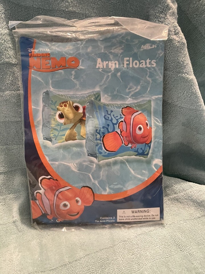 NEW by DISNEY PIXAR, FINDING NEMO ARM FLOATS, AGES 3+, SWIMMING ETC. | eBay