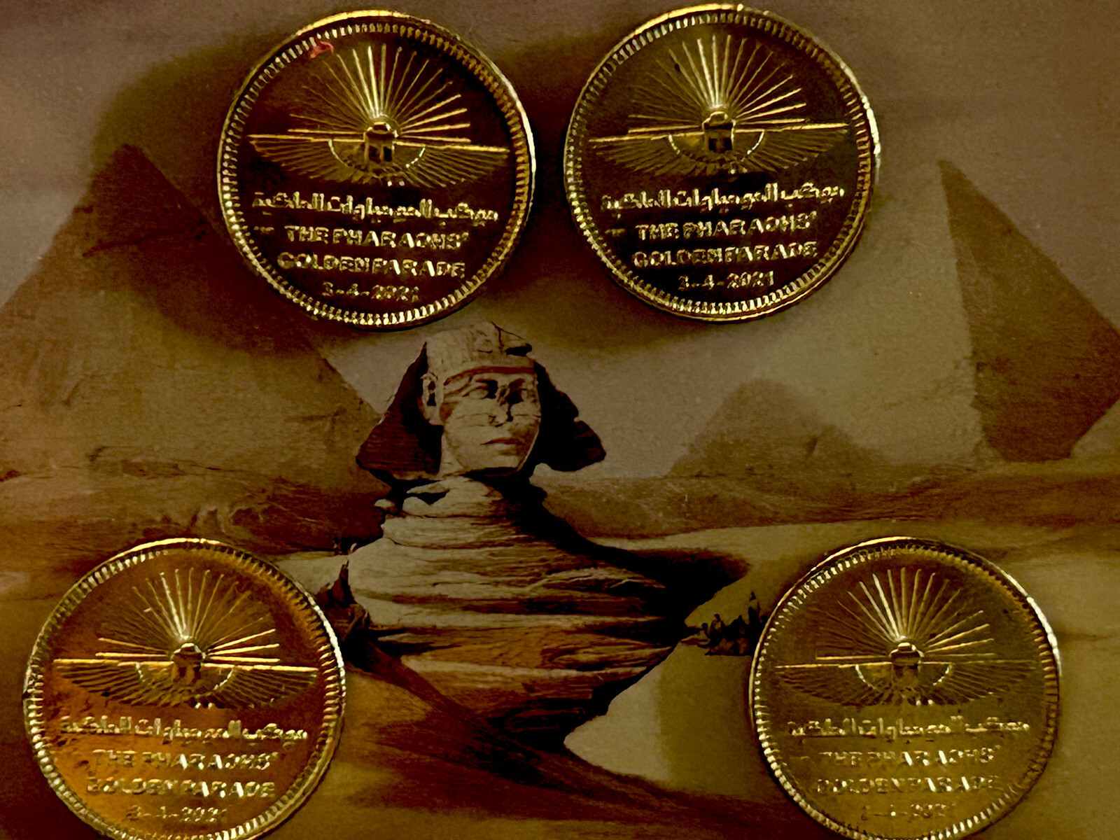 UNC Egypt 50 Piaster Coin Pharaohs' Golden Parade Special Deal: Buy 3 ...