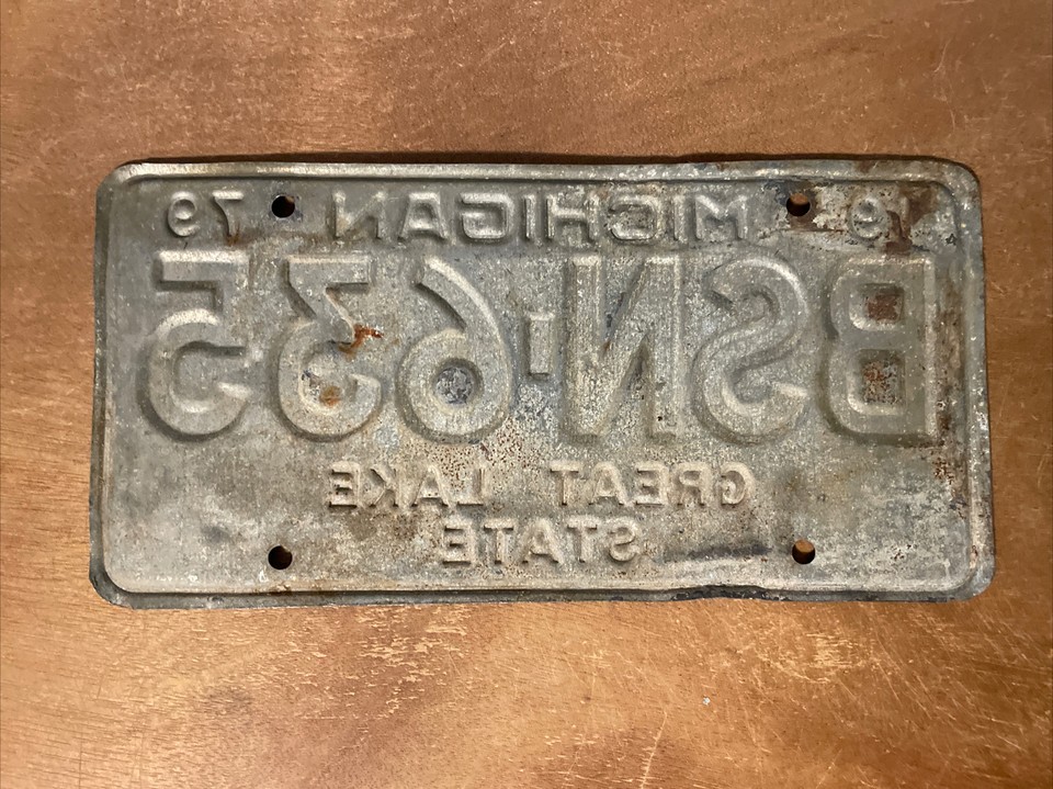 1979 Michigan License Plate # BSN-635 | eBay