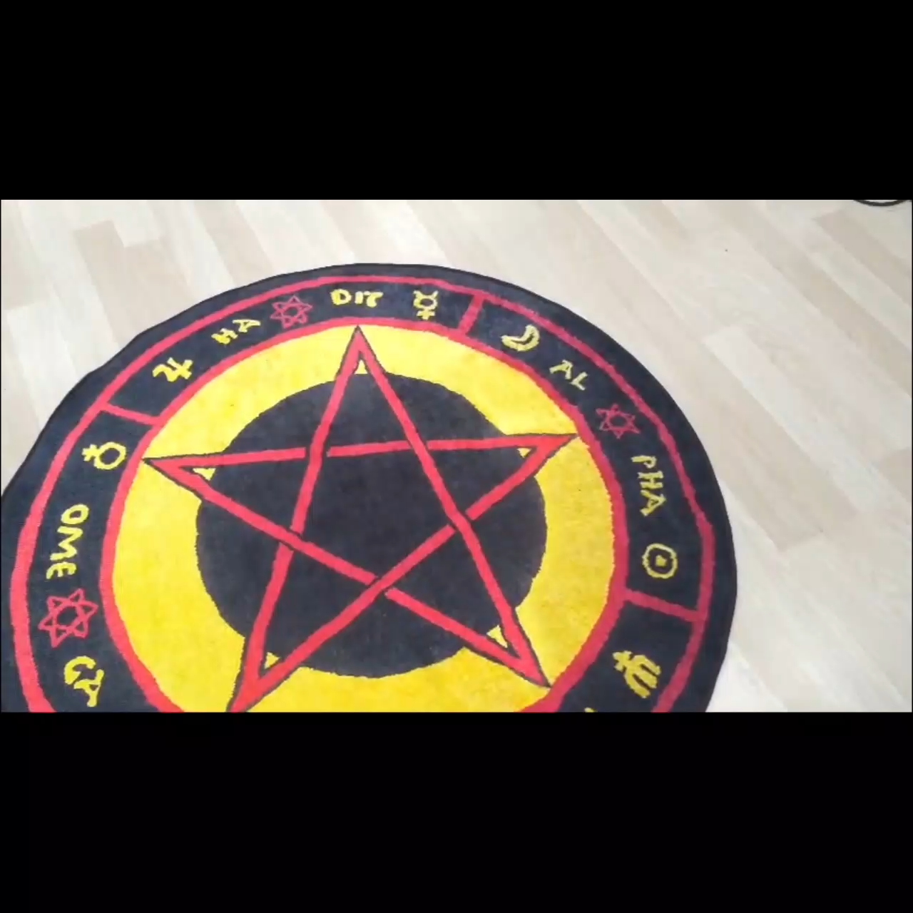 The Love Witch Patterned Rug, The Love Witch, Satan Red , Voodoo ...