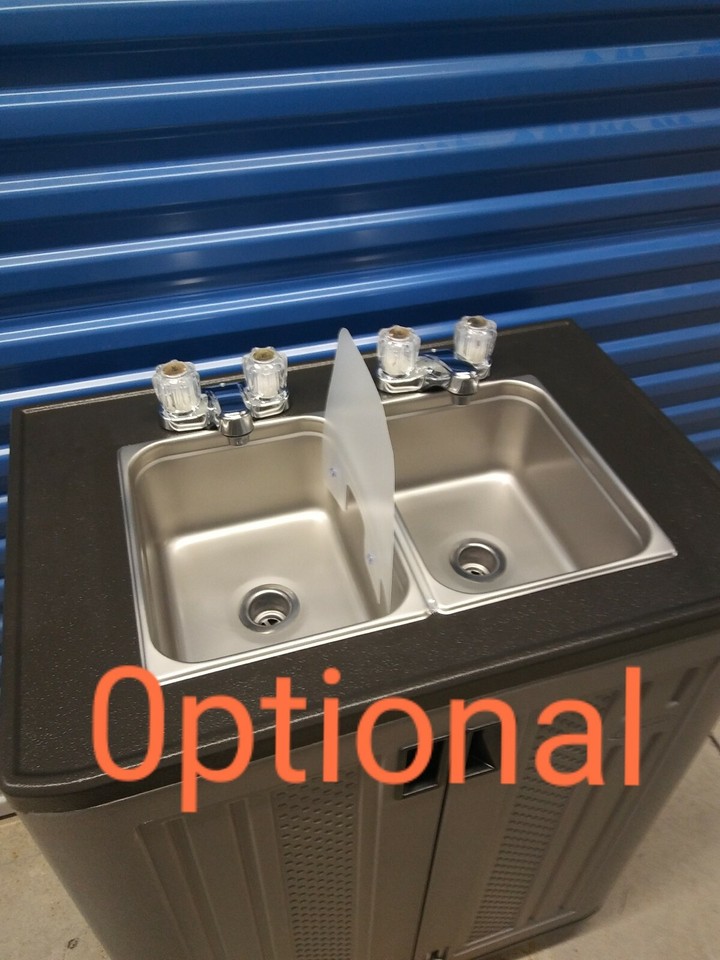 Portable Sink Mobile Concession three - compartment Hot Water w/Hand ...