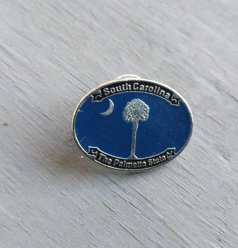 South Carolina SC The Palmetto State Blue Lapel Jacket Hat Pin | eBay