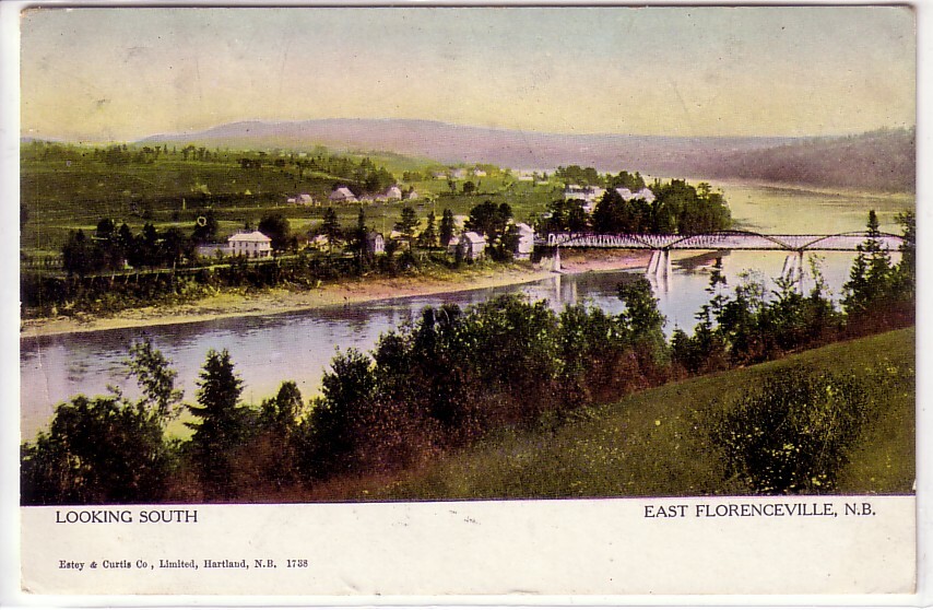 Looking South, East Florenceville, New Brunswick, 1908 ! | eBay