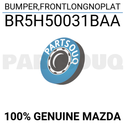 BR5H50031BAA Genuine Mazda BUMPER,FRONTLONGNOPLAT BR5H-50-031BAA | eBay