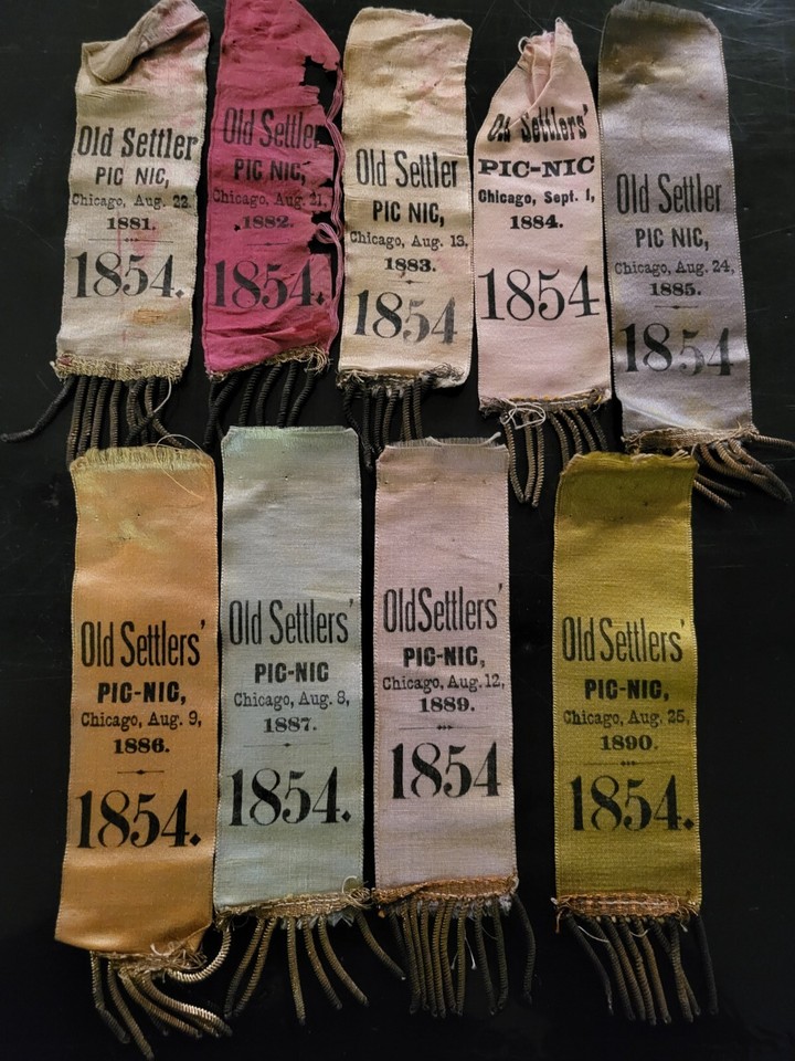 ANTIQUE (20) DIFERNT 1881-1904 CHICAGO OLD SETTLERS' PIC-NIC PICNIC ...