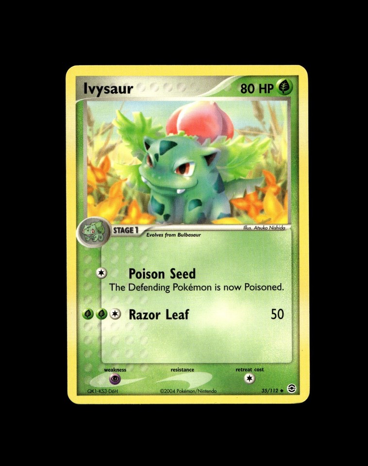 Bulbasaur Ivysaur Venusaur Pokemon Card! Holo/Reverse Holo EX VMAX Rare ...
