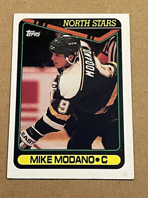 1990-91 TOPPS #35 MIKE MODANO NORTH STARS ROOKIE #348 | eBay