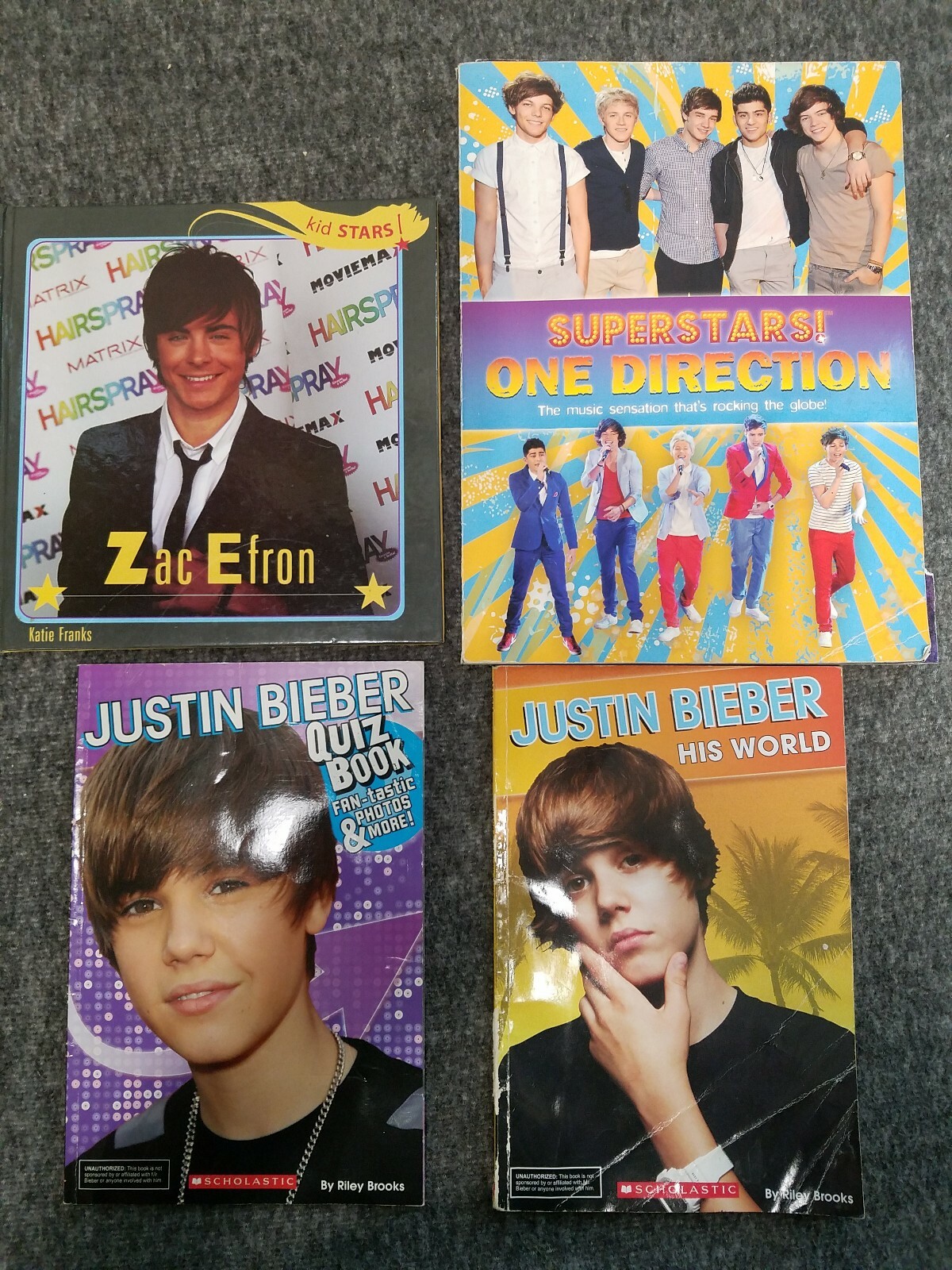 Teen Idol Boy Band Magazine Book Lot Bieber Efron One Direction | eBay