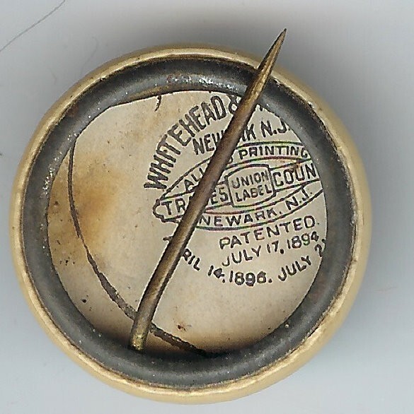 1905 MWA Modern Woodmen of America Pinback A MILLION MEN FOR MILWAUKEE ...