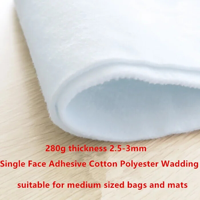 Cotton Polyester Wadding Interlinings Single Adhesive Filling Quilting ...