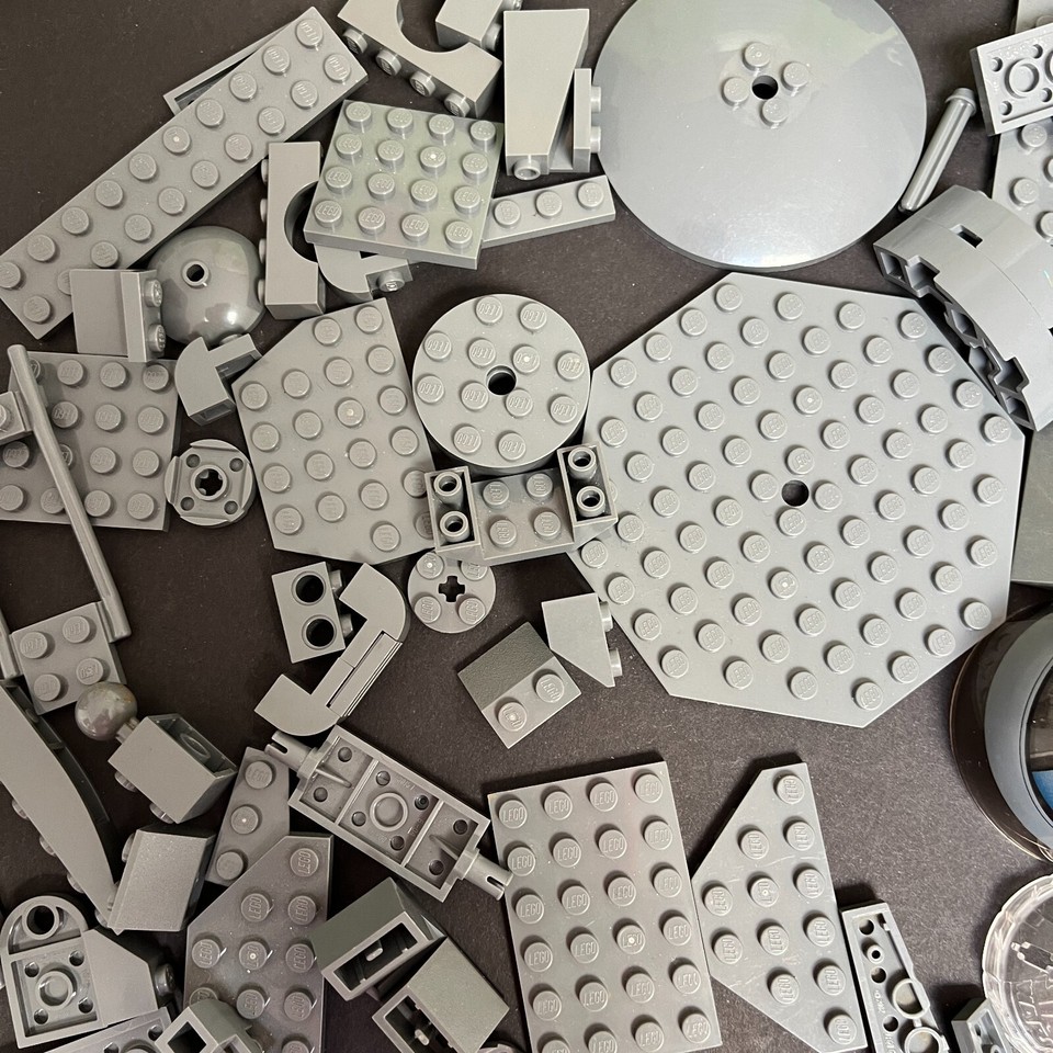 1 lb Lot Dark Gray Lego Piece Huge Bulk Lot Mixed Bricks Parts Star ...