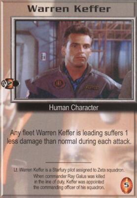 Babylon 5: Warren Keffer [Ungraded] from set B5 Premiere B5 Precedence ...