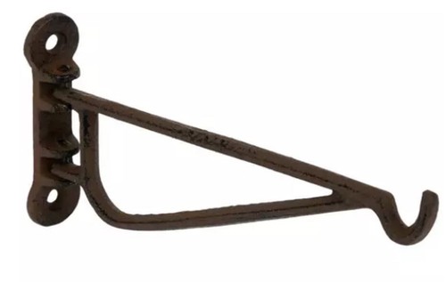 Cast Iron Wall Bracket LANTERN PLANT Cage Hanger Swivel Hook Bracket ...