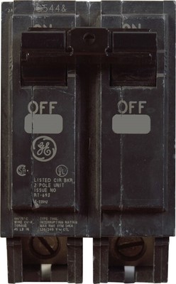 GE THQL2140 Q-Line 40A Double-Pole Plug-In Main Circuit Breaker | eBay
