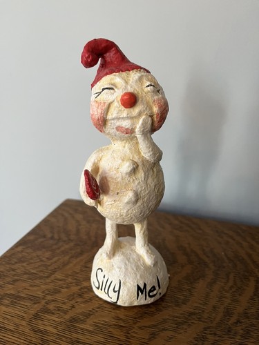 Debra Schoch Silly Me Figurine Christmas Snowman Lollipop Folk Art ...