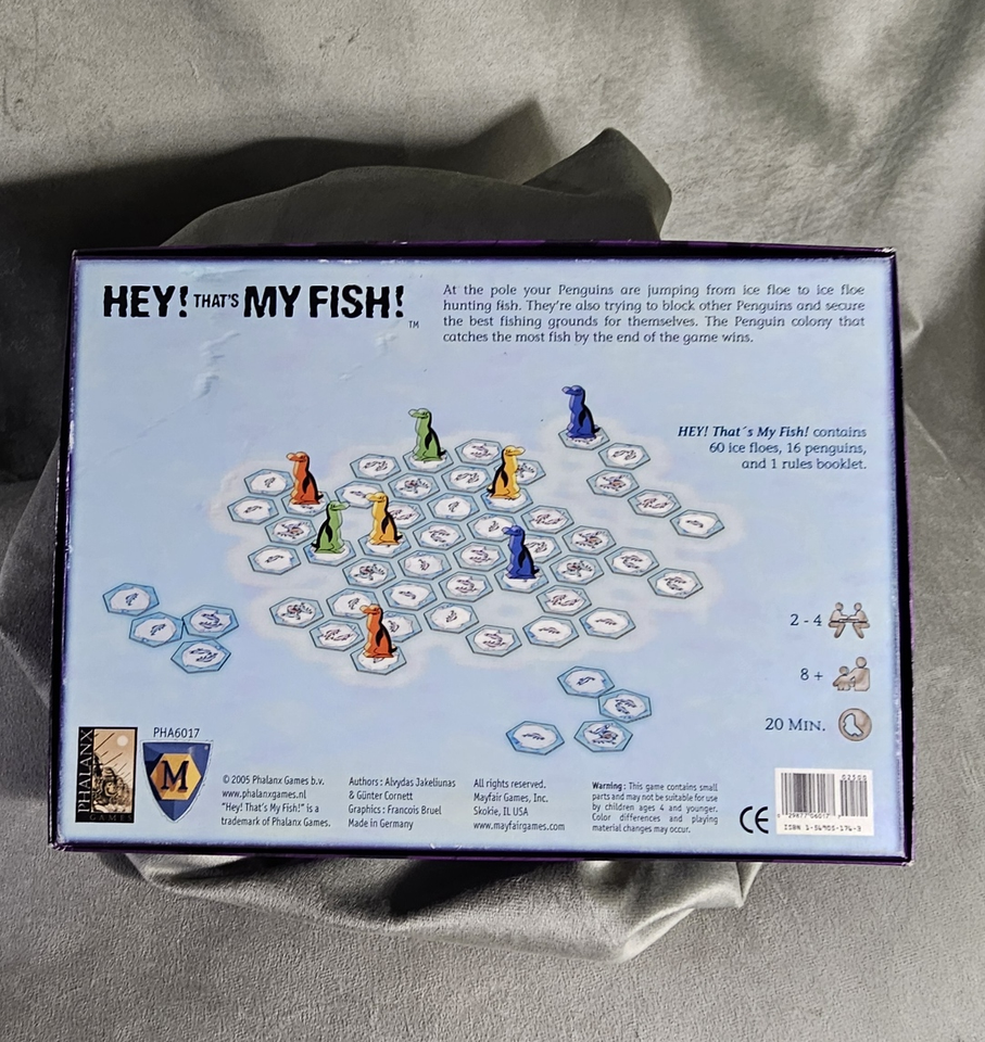 Hey That's My Fish - Board Game - 2005 Phalanx Games, 1st Edition ...