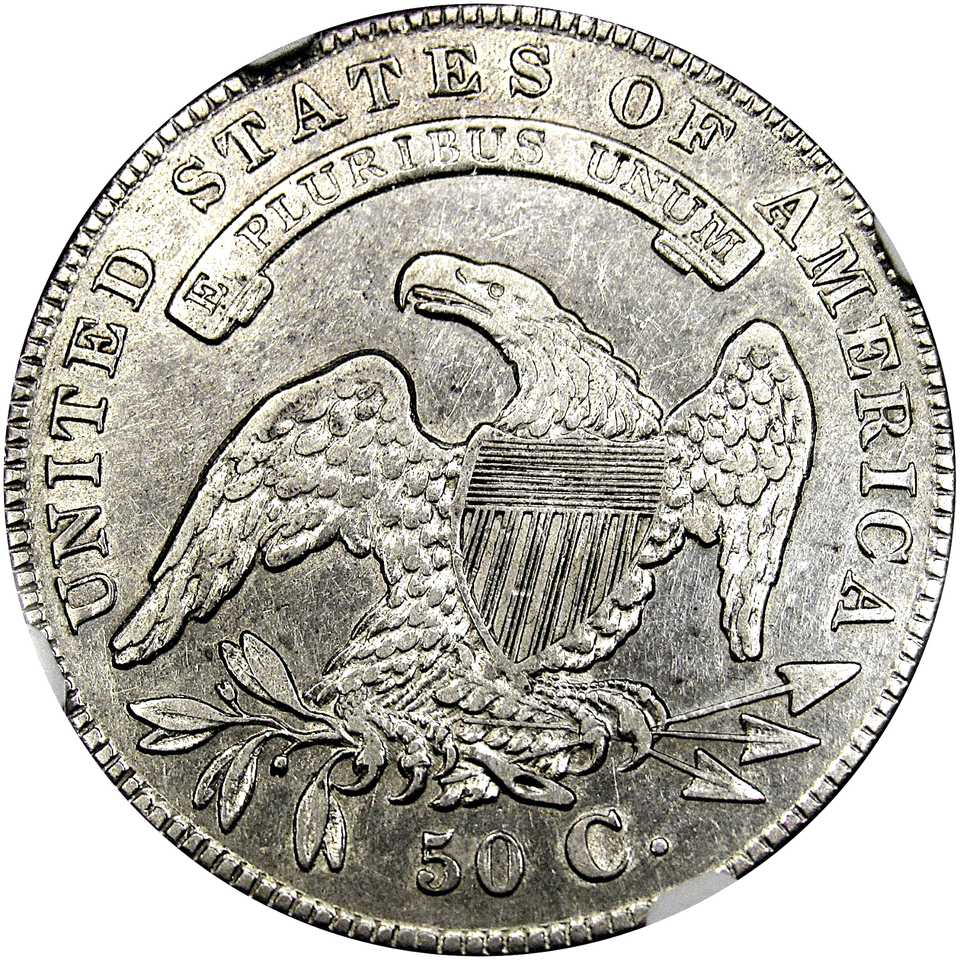 1836/1336 50C NGC XF45 O-108 CAPPED BUST ~ SEMI-PL VARIETY! VIDEO | eBay
