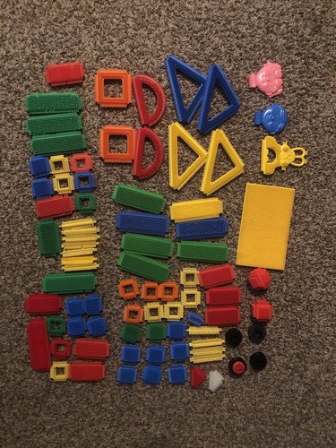 VINTAGE BRISTLE BLOCKS LOT 84 Pieces | eBay