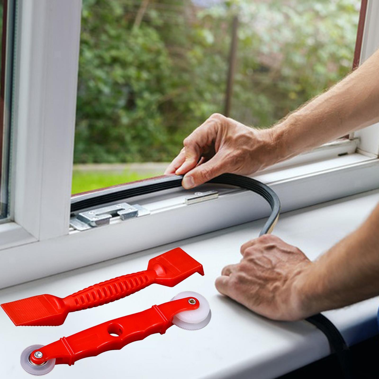 2 Pieces Mesh Wheel Window Install Tool Glazing Shovel Screen Change ...