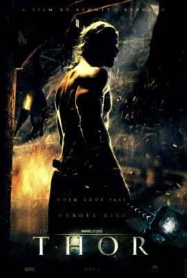 Thor Movie Poster Print Wall Art 8x10 11x17 16x20 22x28 24x36 27x40 ...