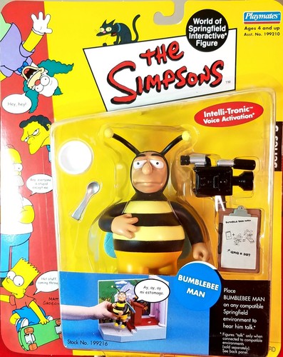 SERIES 5 BUMBLEBEE MAN THE SIMPSONS WOS ACTION FIGURE PLAYMATES MIP | eBay