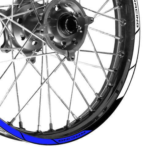 Blue 21 18 inch Rim Decals Wheel Sticker STRIPE04B For BETA 430 RS 15 ...