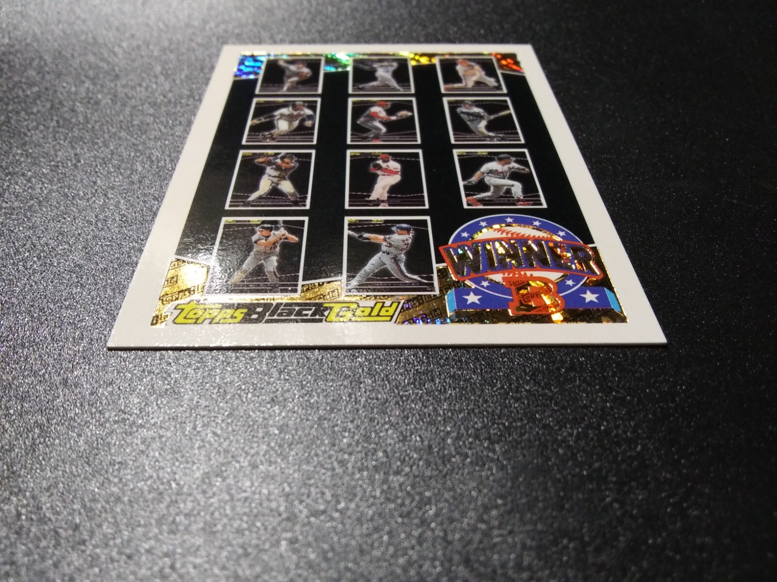 1993 Topps Black Gold Redemption Card Winner B - FLAWLESS PRISTINE ...