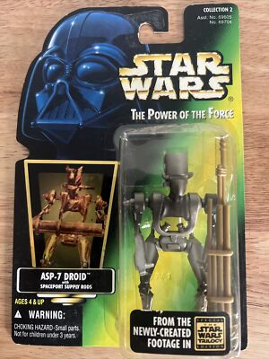 Star Wars Power Of The Force ASP-7 Droid Action Figure Collection 1996 ...